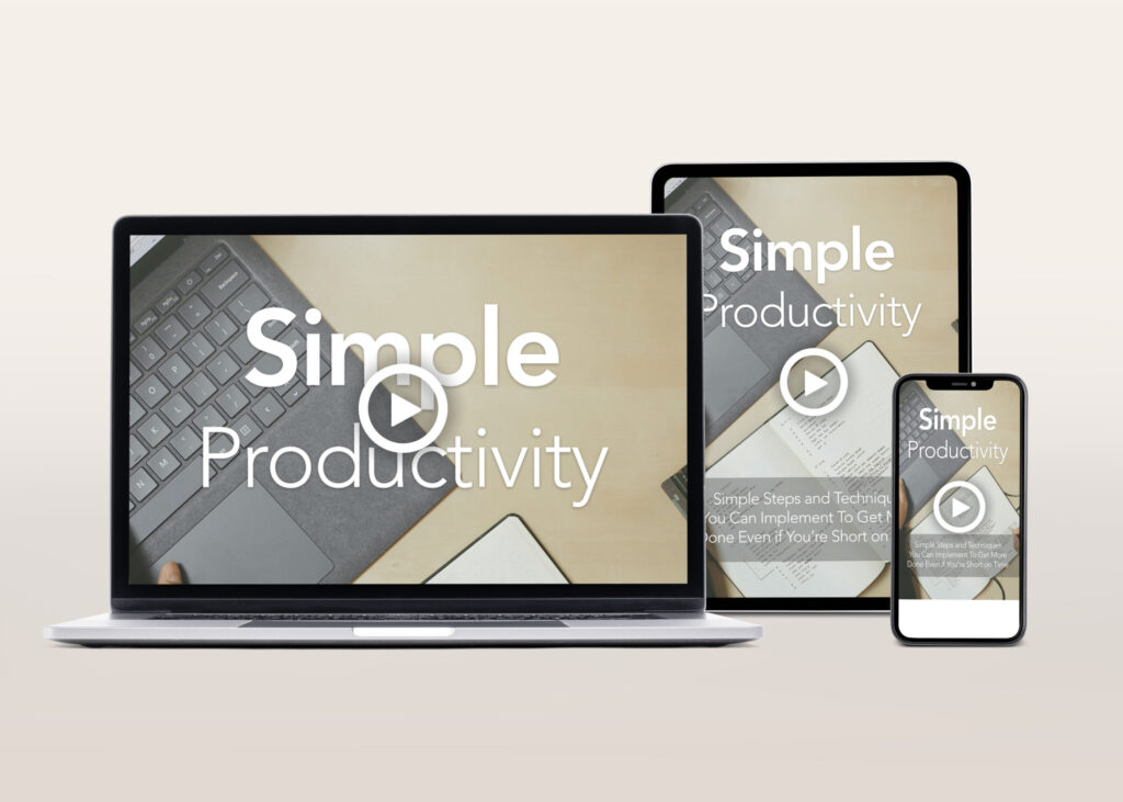 Simple Productivity Video Course | The Life Hack Library